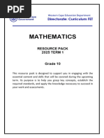 g10 Maths Lit Paper 2 Nov 2025 Memo | PDF | Area | Elementary Mathematics