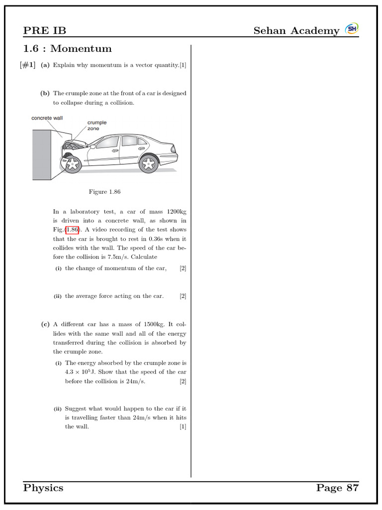Momentum and Car Collision Analysis | PDF