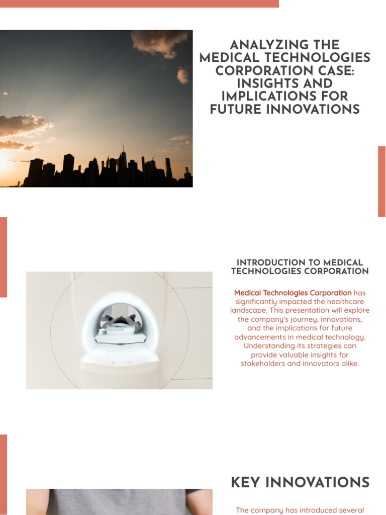 Medical Technologies Corp: Innovations & Insights | PDF | Innovation ...