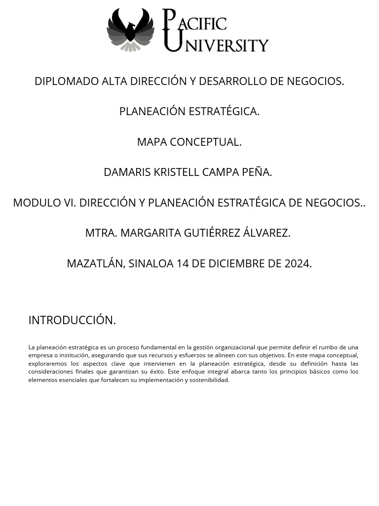 Mapa Conceptual LICEC | PDF | Planificación