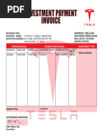 Tesla Investment Agreement Overview | PDF | Investing | Stocks