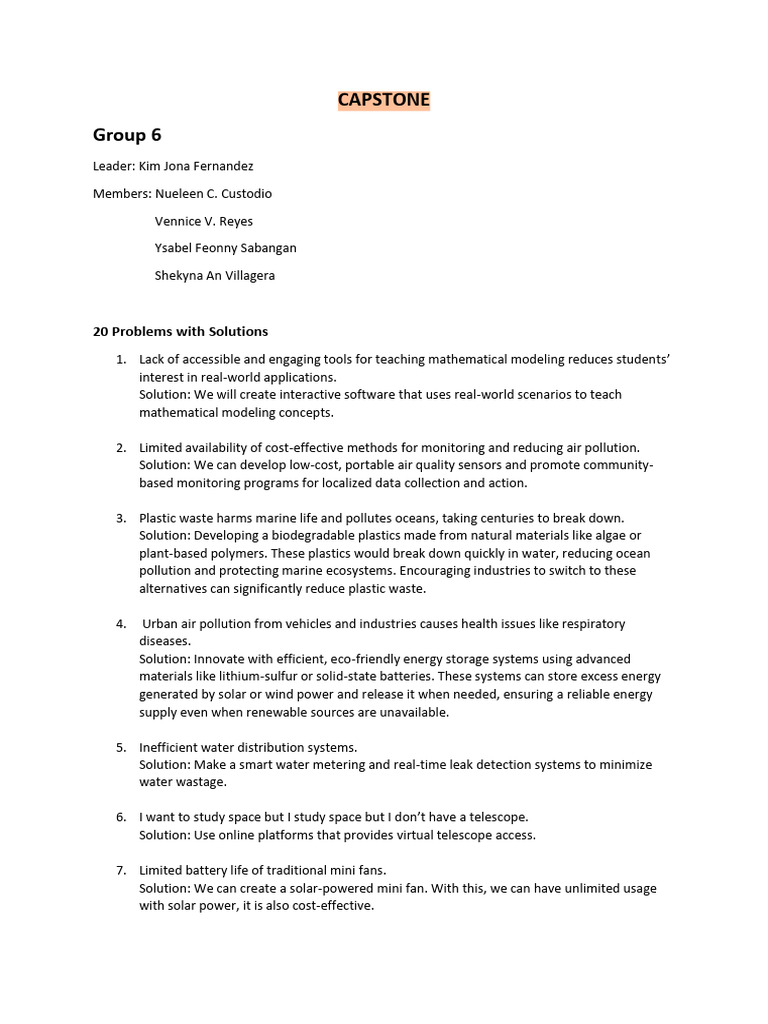 GROUp 6 CAPSTONE Checked | PDF | Artificial Intelligence | Intelligence (AI) & Semantics
