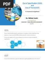 Flow Chart For Investigation of Out of Specification Results | PDF