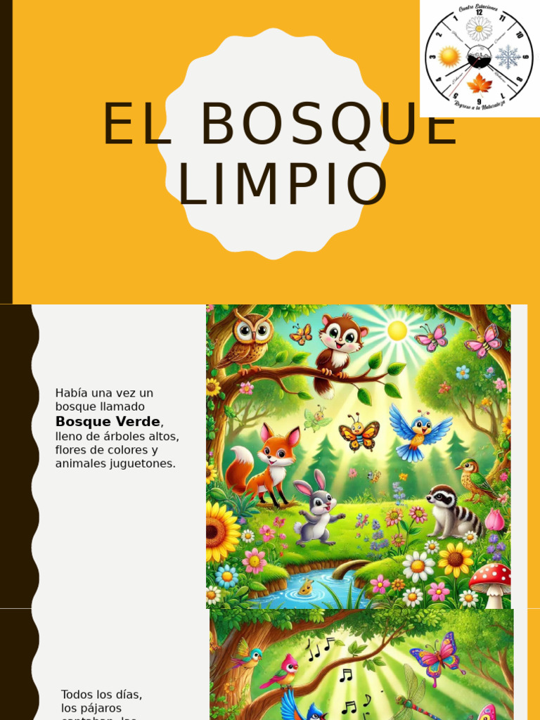 Cuento El Bosque Limpio | PDF