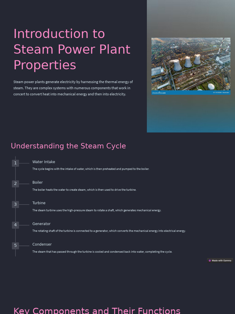Introduction To Steam Power Plant Properties | PDF | Fossil Fuel Power ...