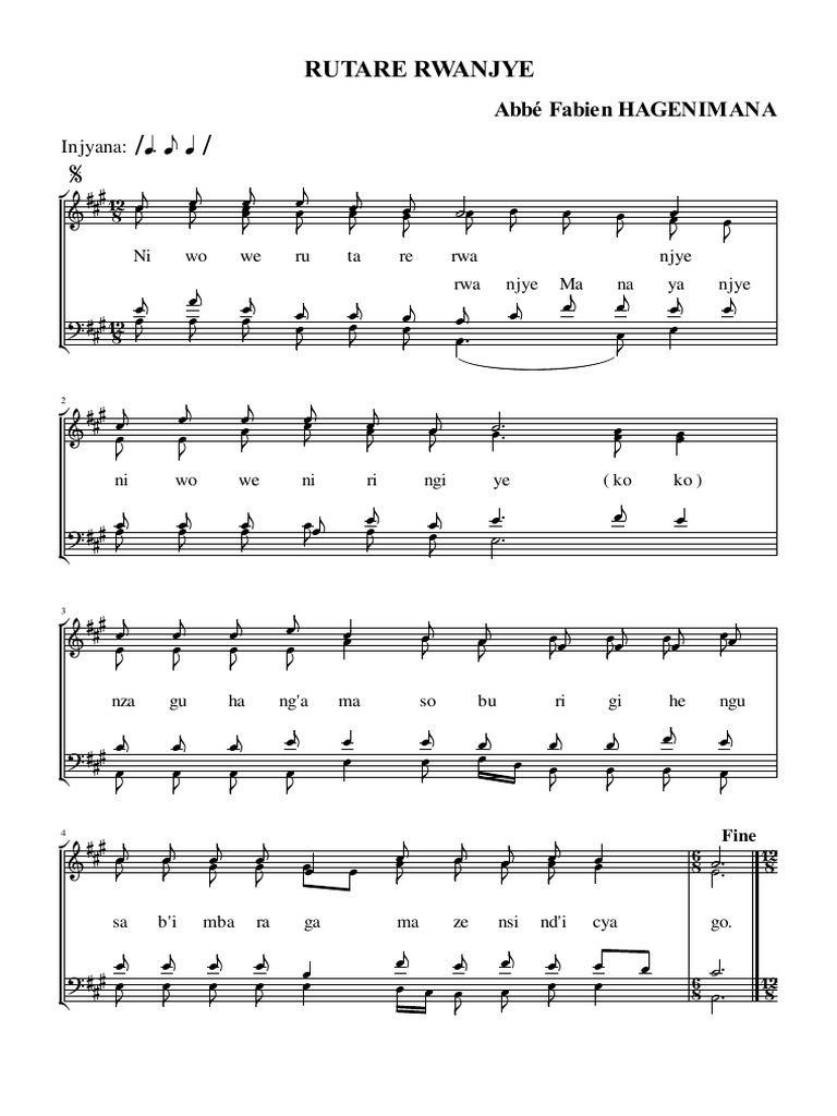 Niwowe Rutare Rwanjye 2 | PDF