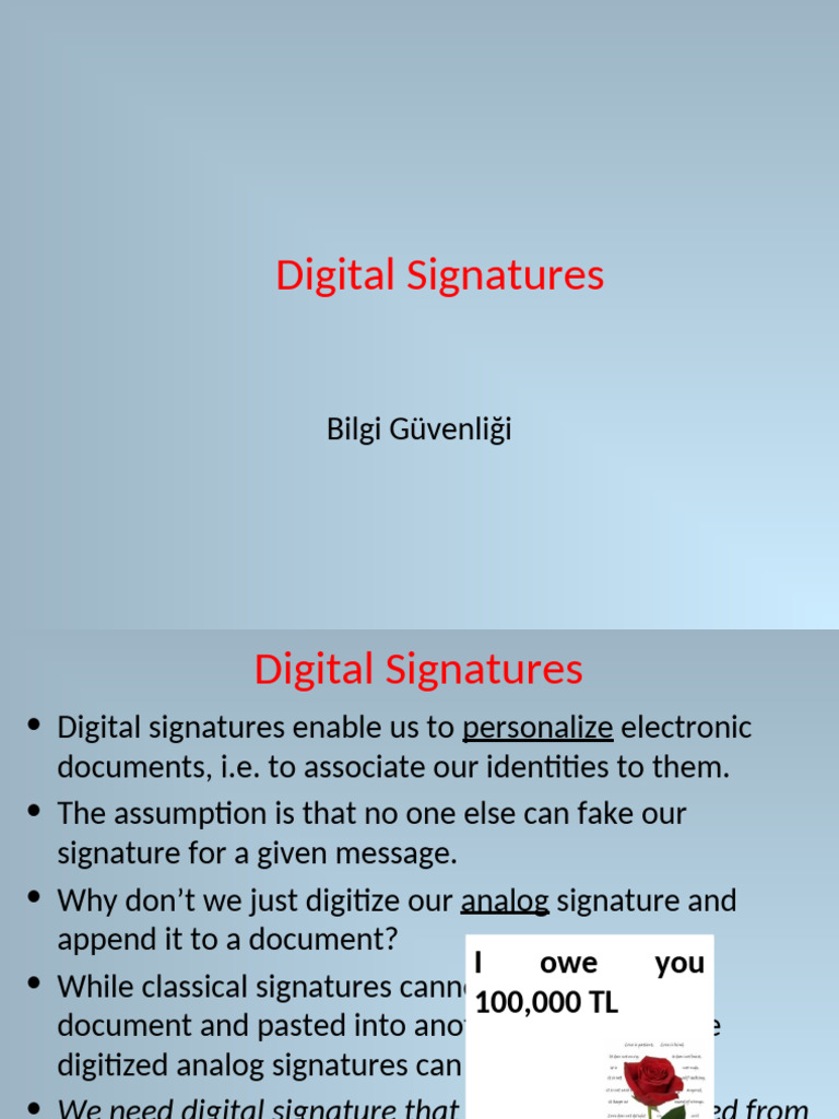 10 Digitalsignatures | PDF | Public Key Cryptography | Espionage Techniques