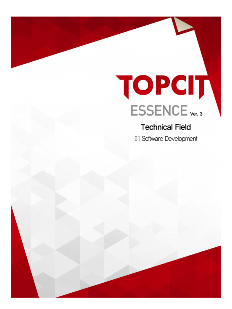 TOPCIT - 01 Software Development | PDF