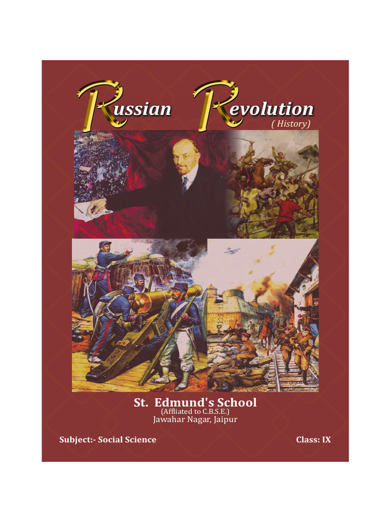 9 History Comic Book Chapter Russian Revolution | PDF | Vladimir Lenin ...
