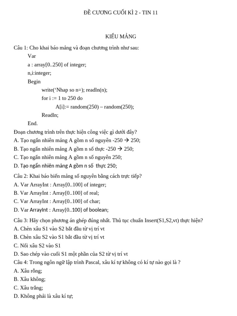 DeCuongCuoiKy 2 K11 | PDF