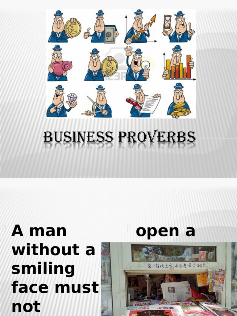 Business Proverbs | PDF