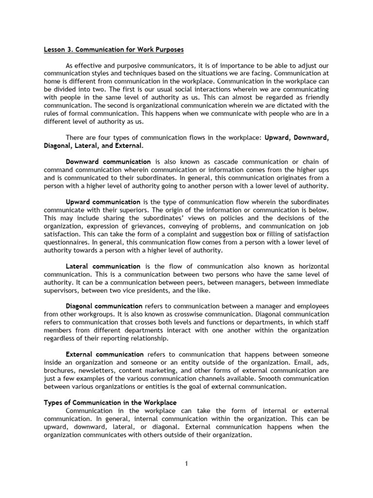 Chapter 4 Lesson 3 | PDF | Communication | Paragraph