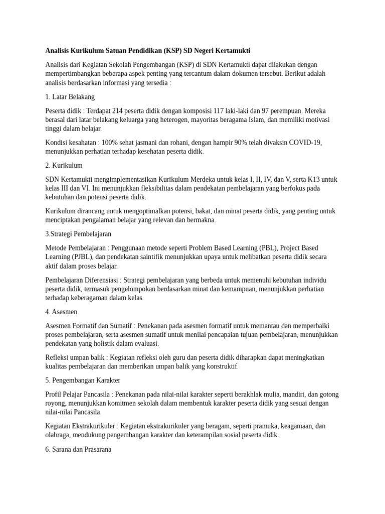 Analisis KSP, CP, TP Dan ATP | PDF