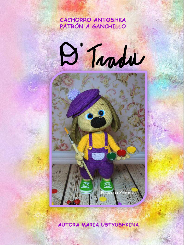 Patrón de Ganchillo: Cachorro Antoshka | PDF | Textiles | Tejidos Figurados
