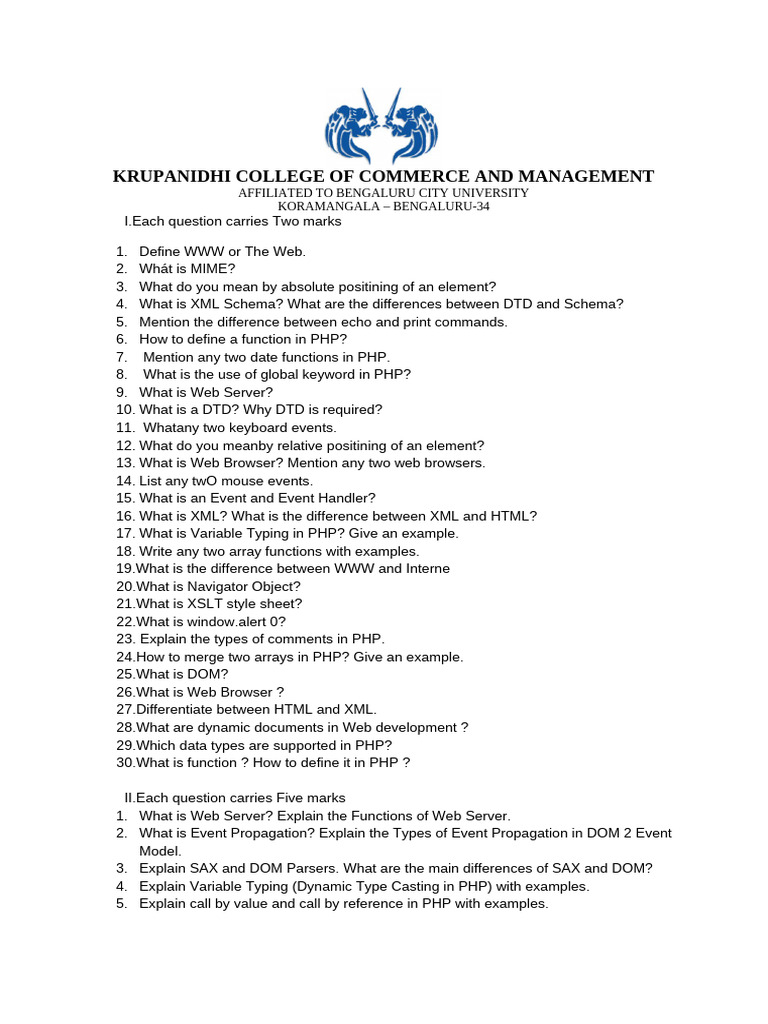 wp question bank | PDF | Php | Xml wp question bank | PDF | Php | Xml