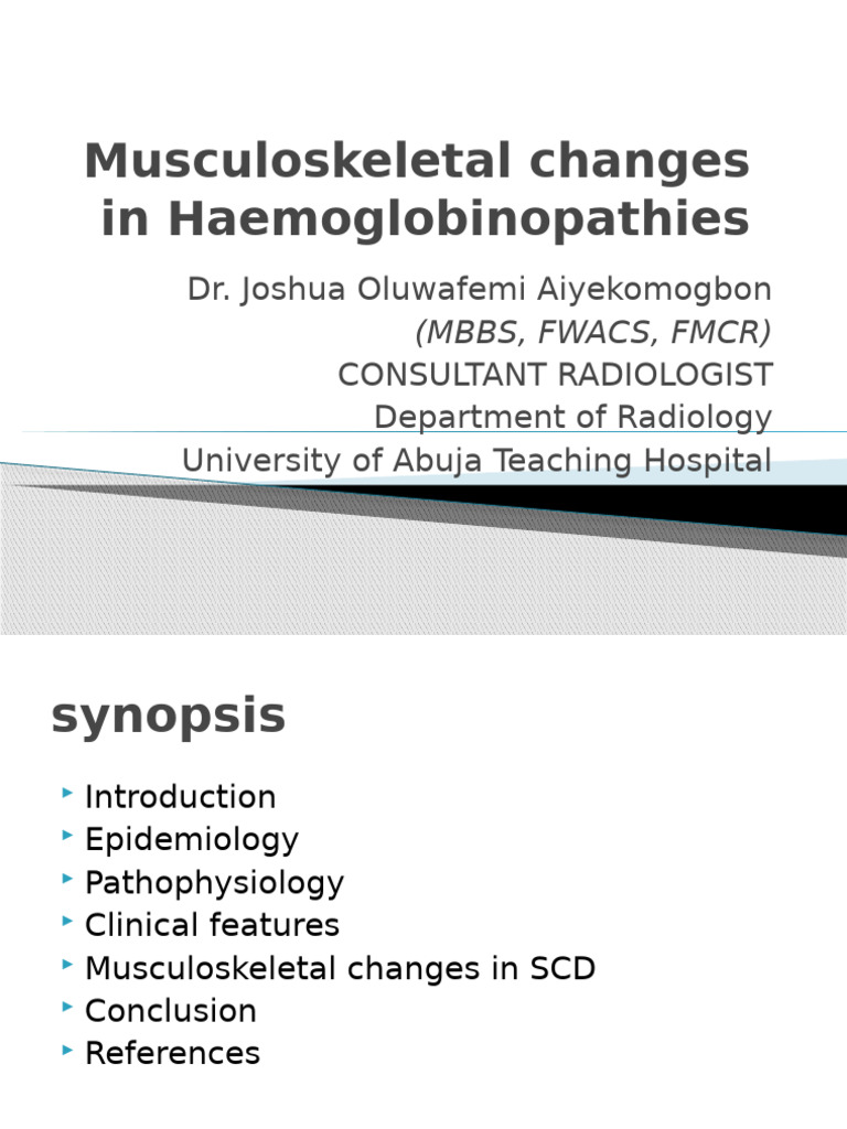 Musculo Skeletal Changes in Haemoglobinopathies | PDF | Bone | Bone Marrow