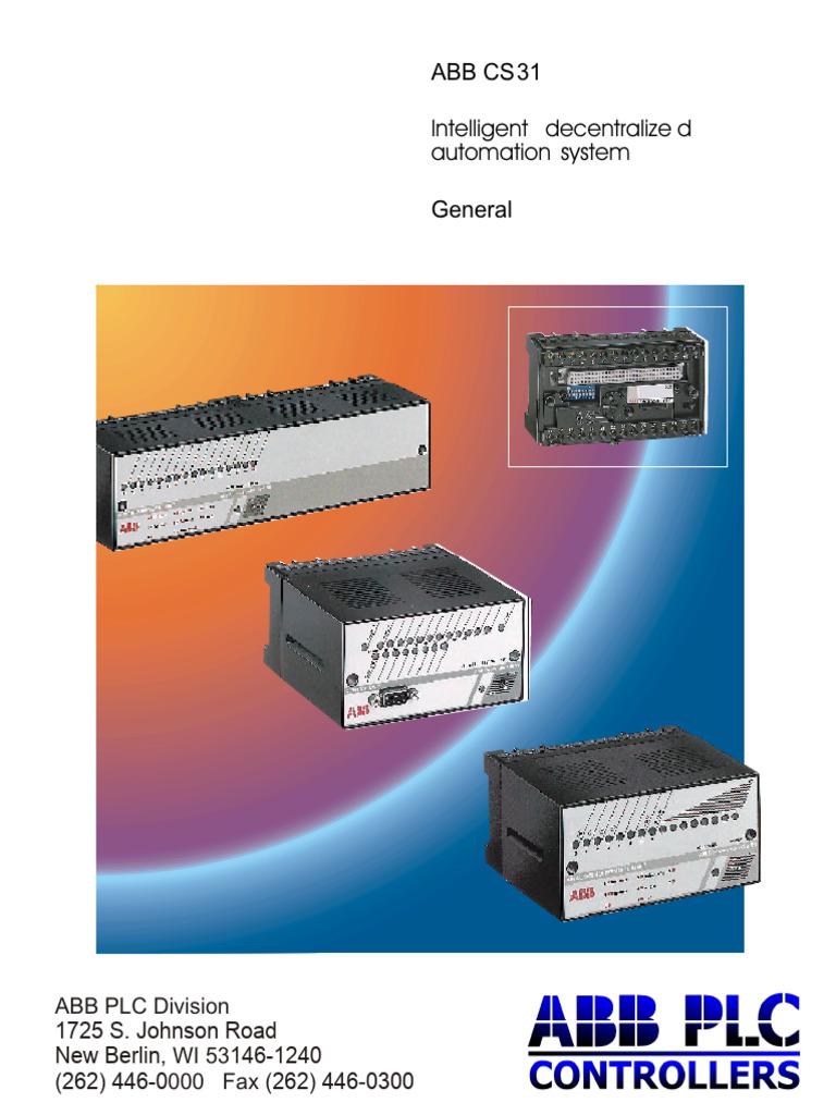 ABB CS31 Intelligent decentralize d automation system General | PDF | Power Supply ...