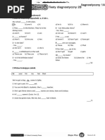 English Class A1 Unit 2 Test - Quizizz | PDF