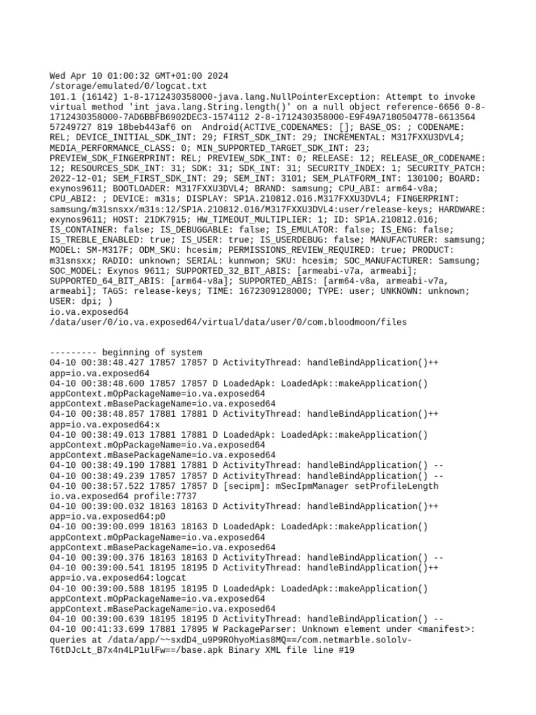 logcat | PDF | Computer Programming | Software Engineering