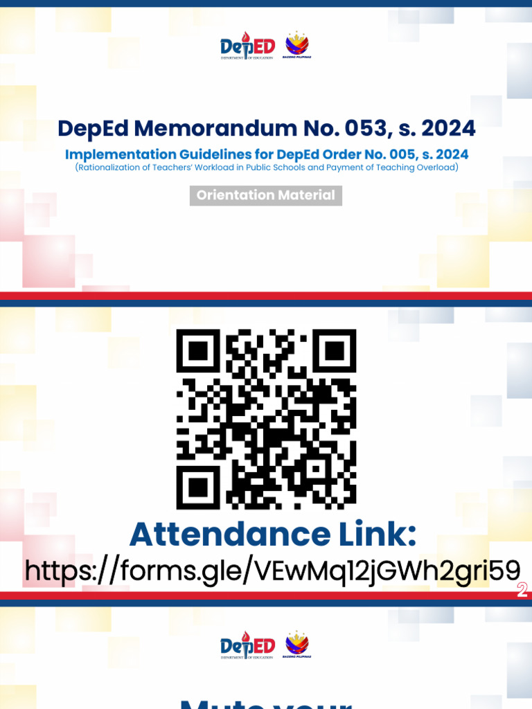 Orientation Material DM53s2024 Online Orientation | PDF | Teachers ...