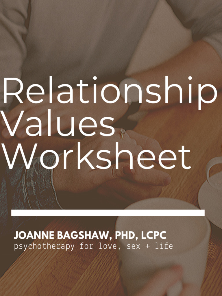 Relationship Values Guide | PDF | Love | Happiness