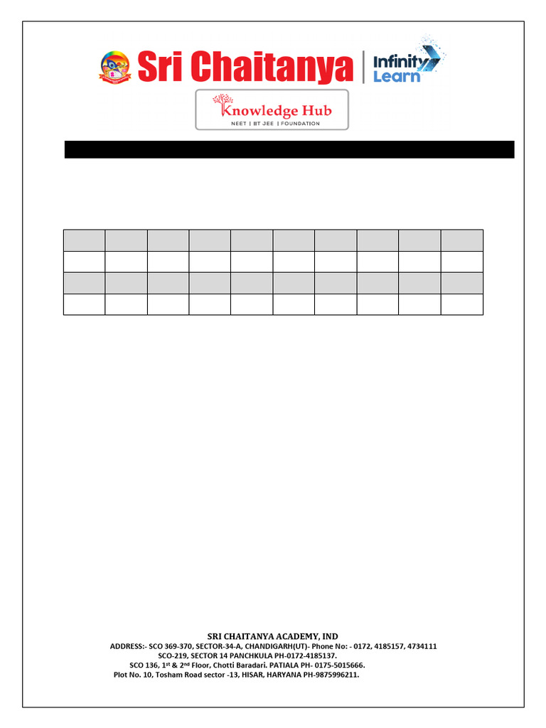 IOQM PATTERN TEST 09-06-2024-Answer key _Revised | PDF