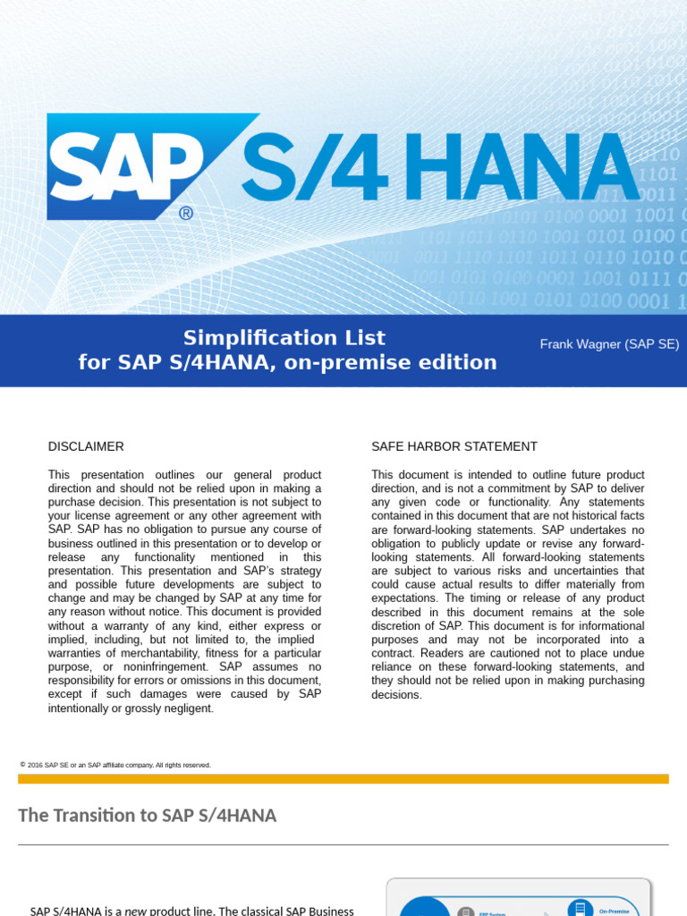 01 Simplification-List Short | PDF | Enterprise Resource Planning | Implied Warranty