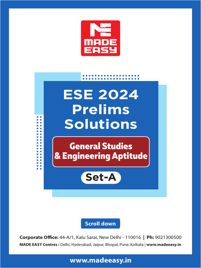 1483purl GS ESE 2024 Revised Sol | PDF