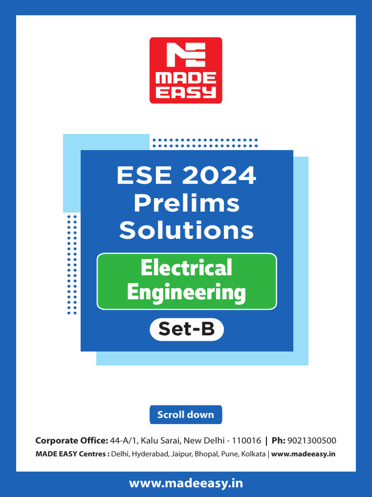 1485purl EE ESE 2024 REvised Solution | PDF