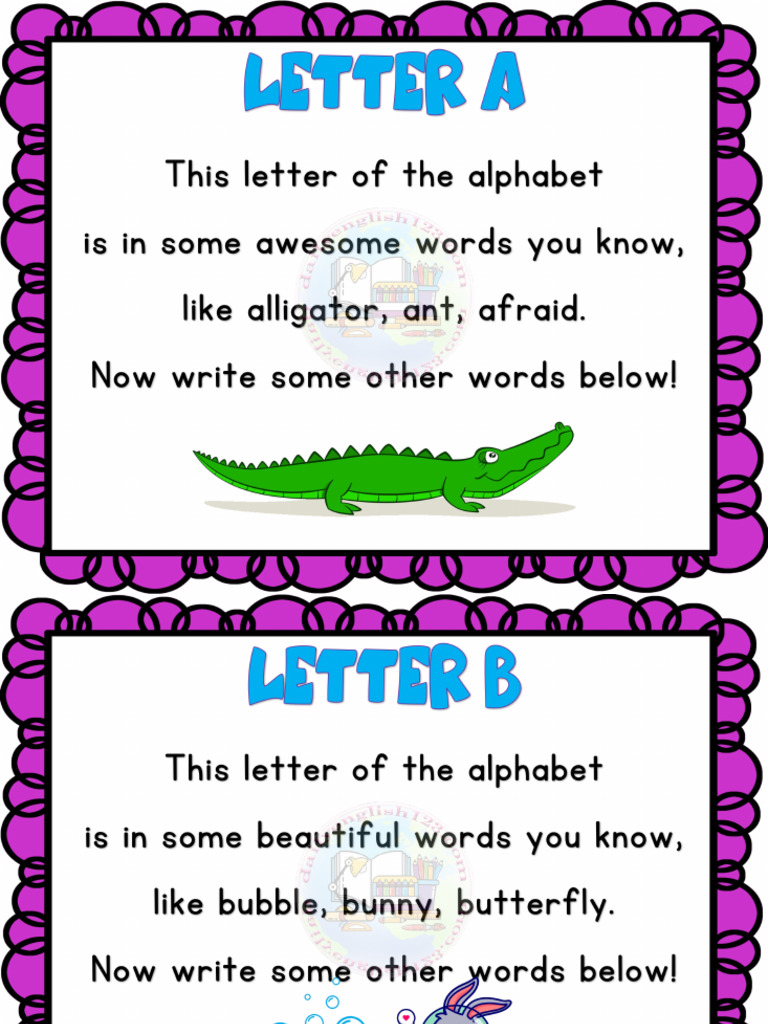 Alphabet Reading 26 | PDF