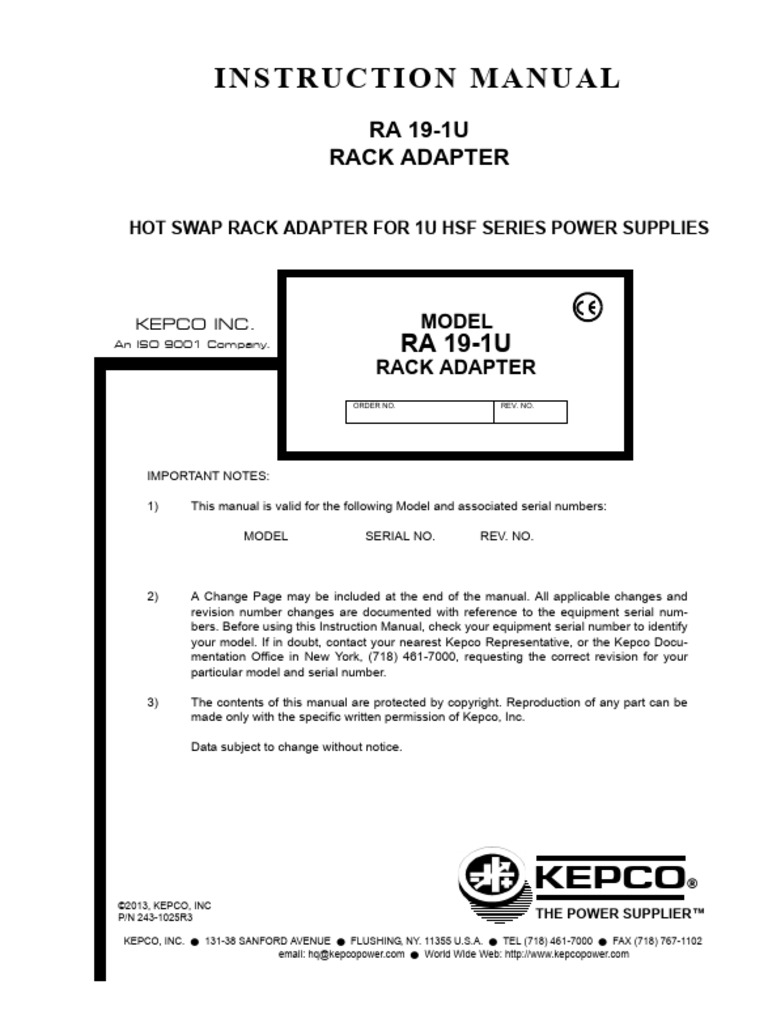 DC-Power-Supply-Instruction-Manual-RA19-1U | PDF | Power Supply ...