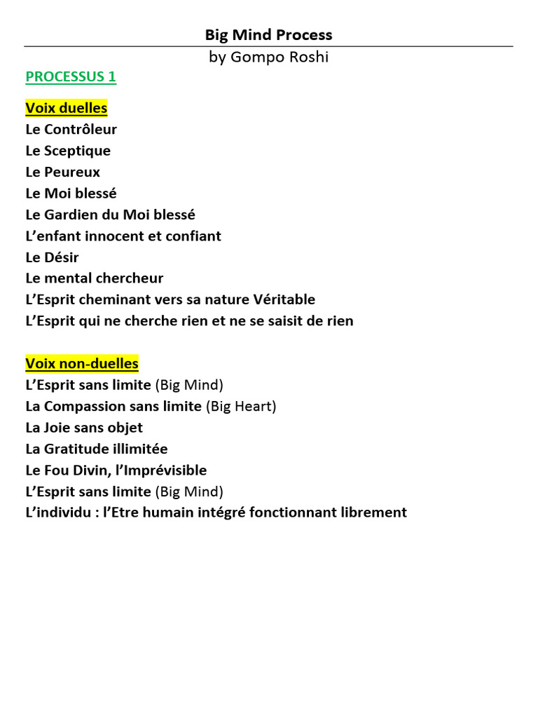 Exploration des Voix Intérieures et Consciences | PDF | Esprit