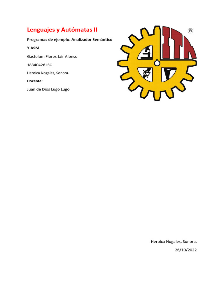 Programas de Ejemplo | PDF