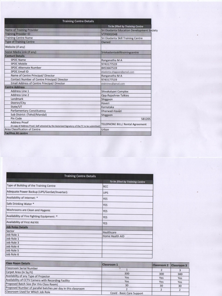 Information For Health Sector Training | PDF