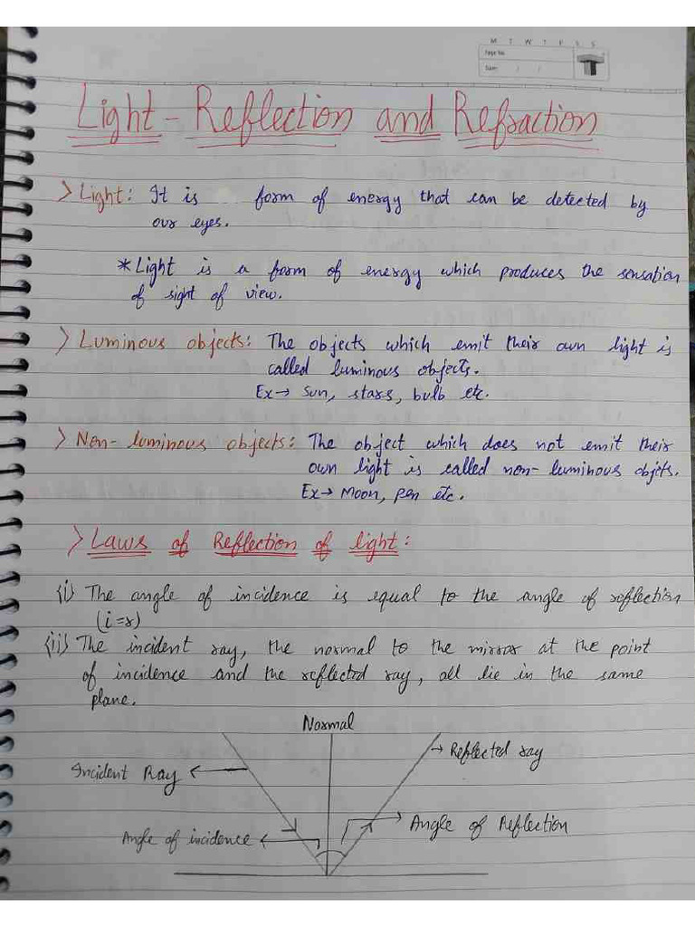 Class 10 Physics Notes by Srijan Dixit | PDF