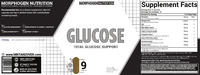 Morphogen Nutrition - Glucose | PDF