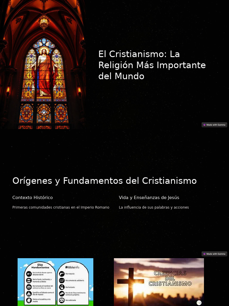 El Cristianismo La Religion Mas Importante Del Mundo | PDF