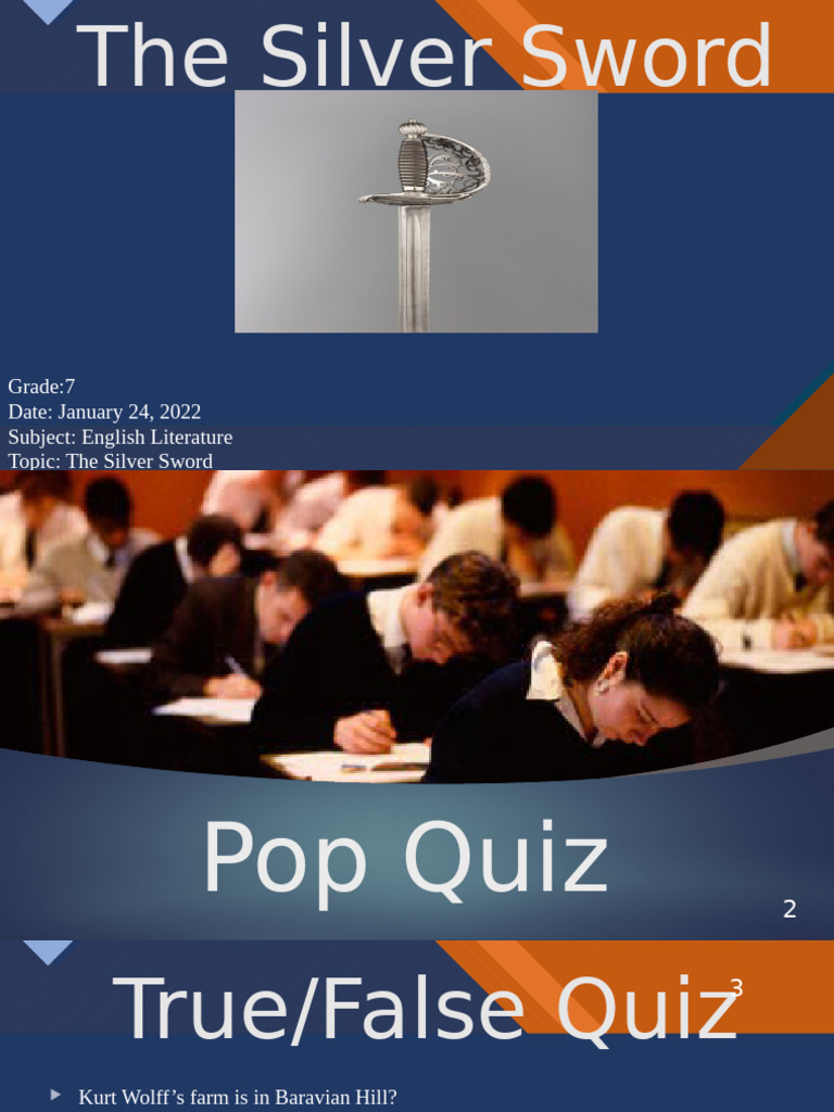 The Silver Sword Chapter 24 | PDF