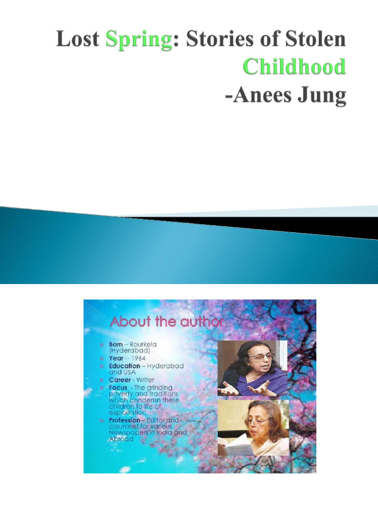 Lost Spring English Project1 | PDF