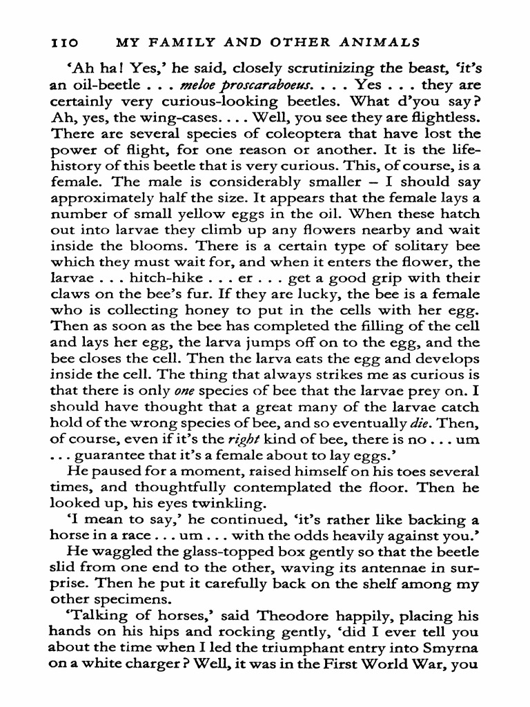 My Family and Other Animals 1956 106 | PDF