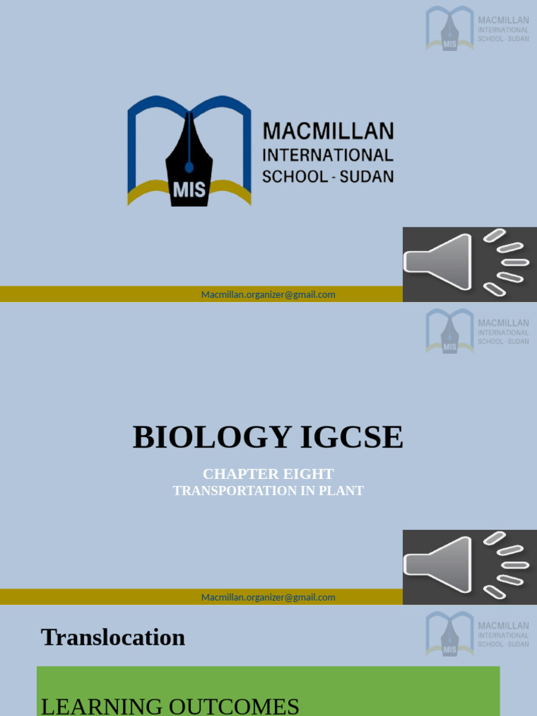 Chapter 8 - 4 Translocation | PDF | Leaf | Root