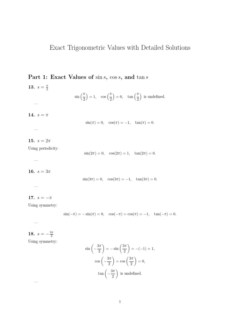Trigonometric Function Pdf Trigonometric Functions Elementary Geometry