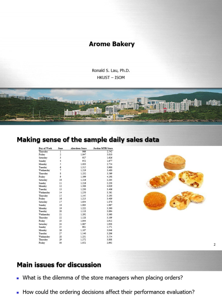 10A-Arome | PDF | Inventory | Demand