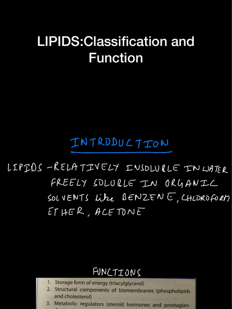 Lipids | PDF
