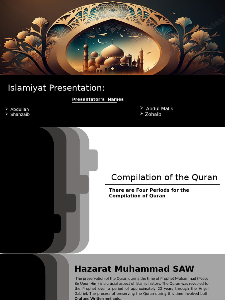 New Islamiyat Presentation 1 | PDF | Quran | Islam