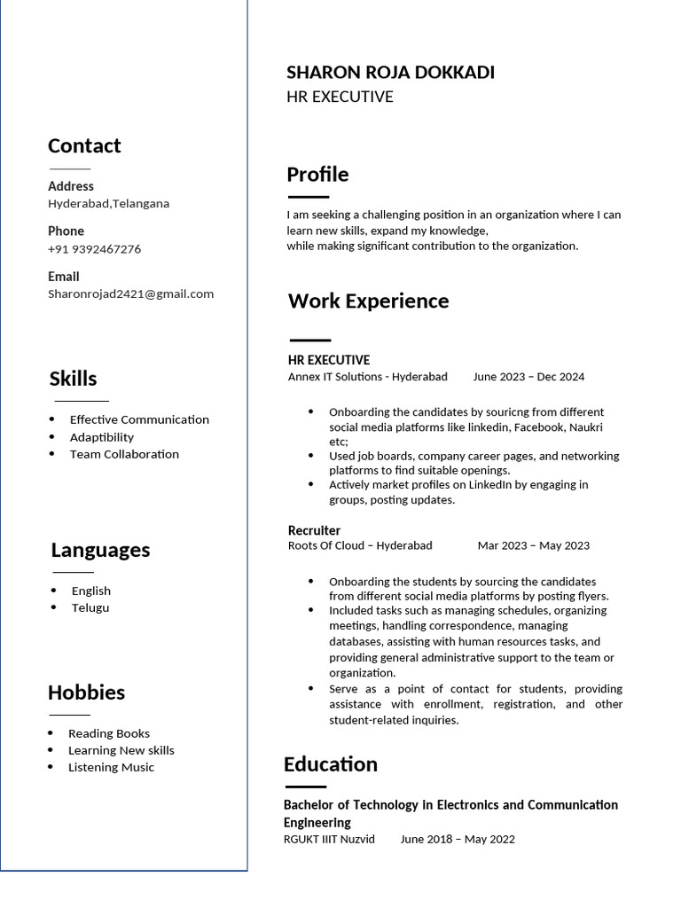 Sharon Roja Dokkadi | PDF