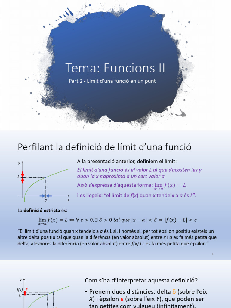 M1 Tema 5C Funcions Límits Part 2 | PDF