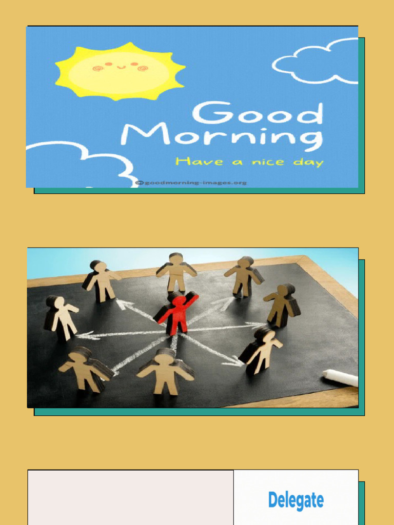DELEGATION | PDF | Leadership | Organizational Behavior DELEGATION | PDF | Leadership | Organizational Behavior