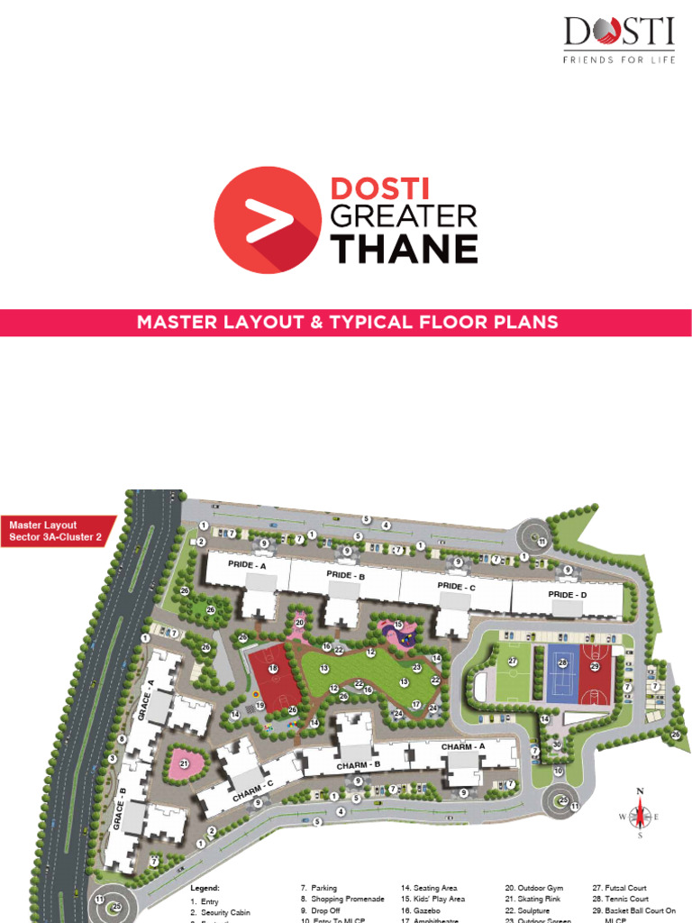 Dosti Greater Thane logo_Plans A3 Booklet copy | PDF | Design ...
