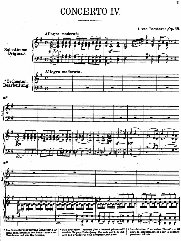 Beethoven Koncert No4 Sol Mazhor | PDF